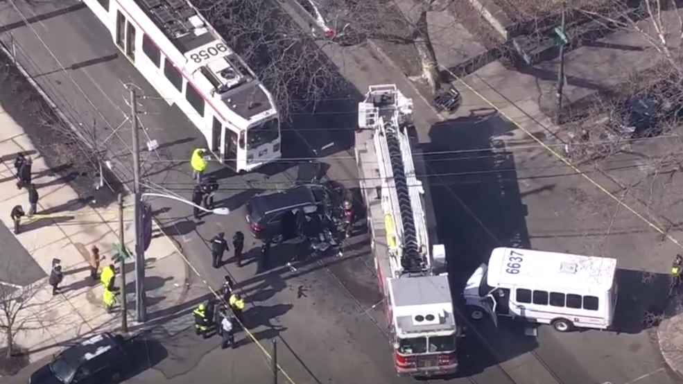 Crash involving trolley, 2 vehicles injures more than 30 | WJAC