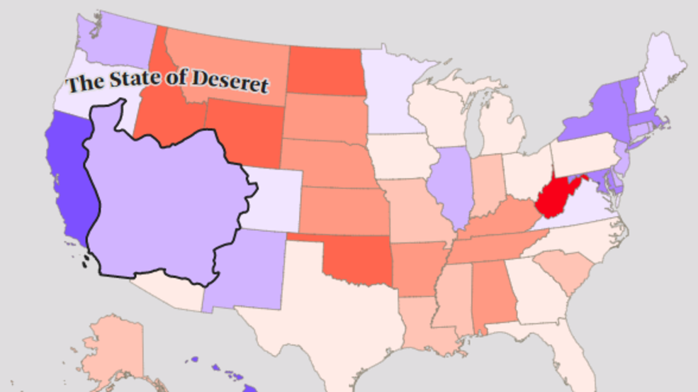 How different would the Electoral College look if 'Deseret' had become ...