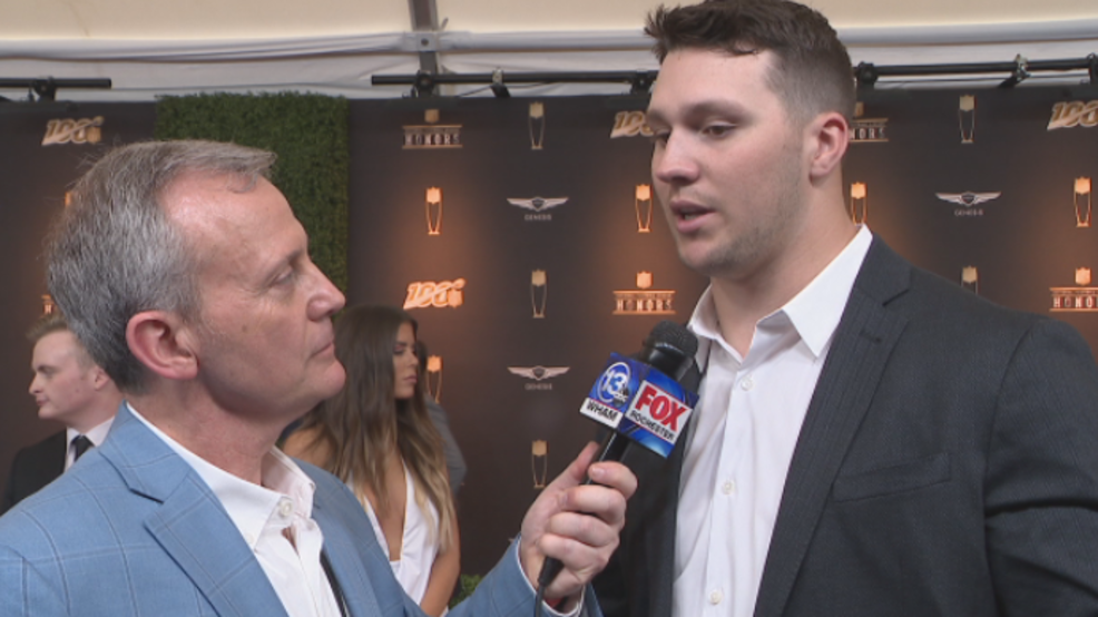 Josh Allen on the Bills at NFL Honors Red Carpet | WHAM